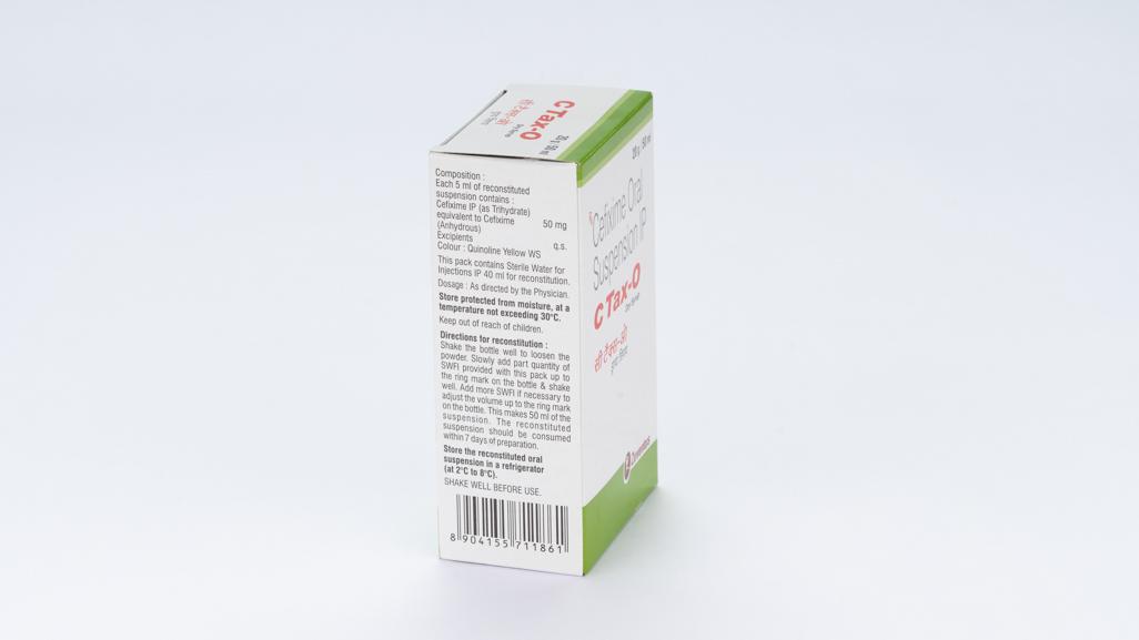 C Tax O Dry Syrup | Antibacterial | Cefixime