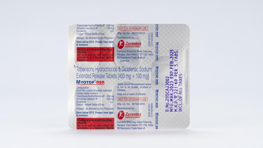 Myotop DSR Tablets | Zuventus