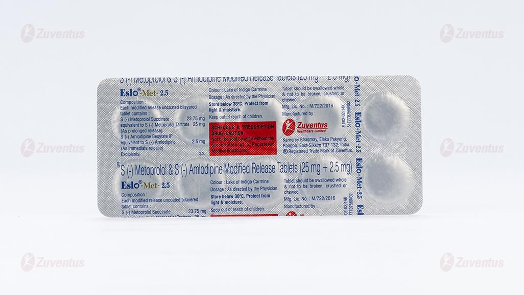 Eslo-Met-2.5 & 5 Tablets | Zuventus