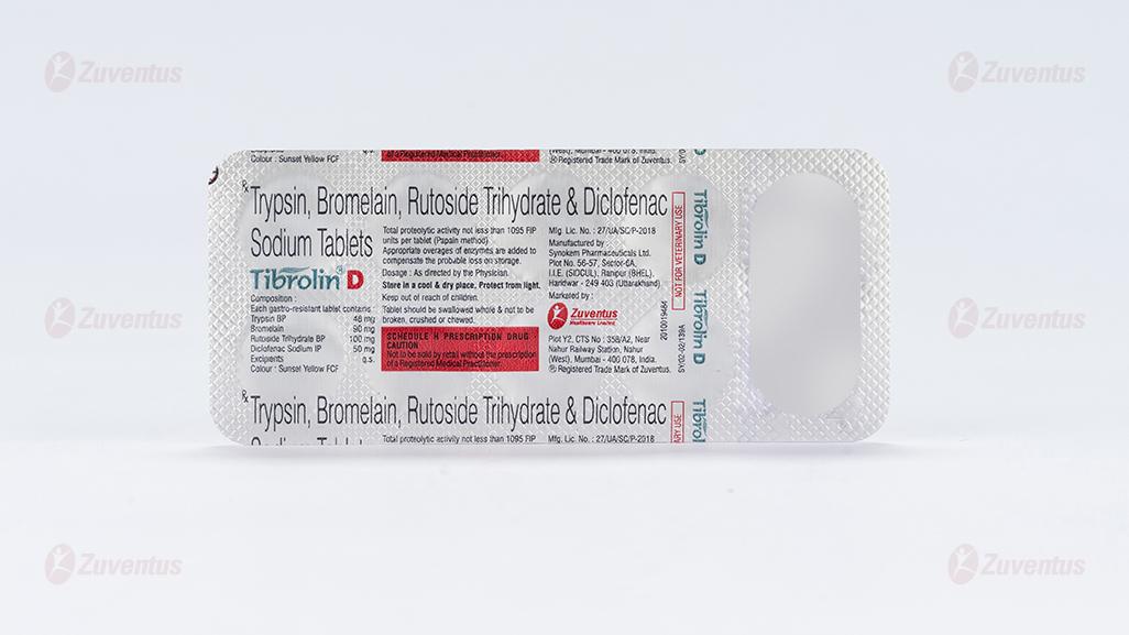 Tibrolin D Tablets | Zuventus